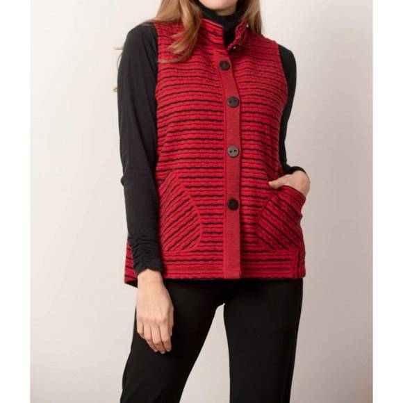Habitat | Jackets & Coats | New Habitat Andes Stripe Vest 5468 In ...